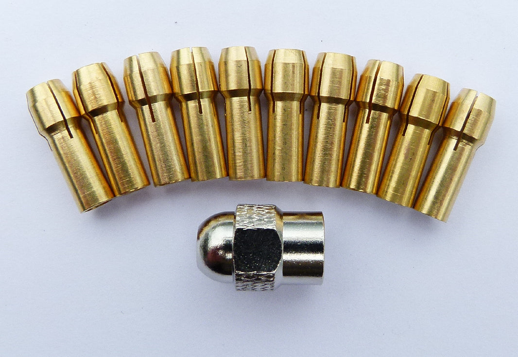 Power Carving Bits - Small Shaft - 3mm & 1/8" For Dremel Style Machine ...