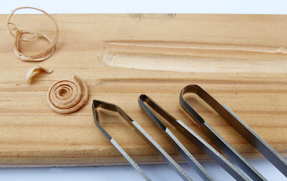 Bonsai & Wood Carving Jin Scraper Loop Knife - 3 Piece Set – Kaizen Bonsai
